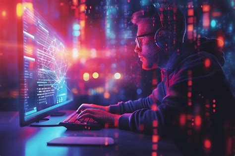 Premium Photo Photo Of Autistic Computer Programmer Using A Specialized Workstation Inclusion