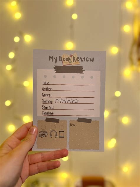Book Review Notepad The Cozy Book Box