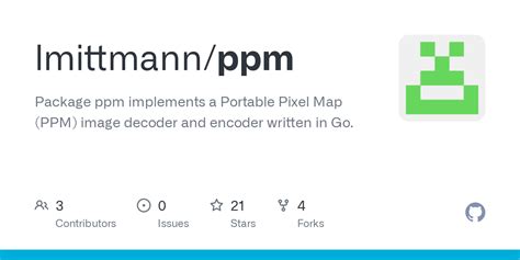 Github Lmittmann Ppm Package Ppm Implements A Portable Pixel Map Ppm Image Decoder And