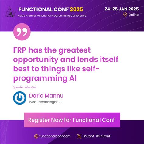 Functional Conference On Linkedin Fnconf Functionalprogramming Ai Webdevelopment