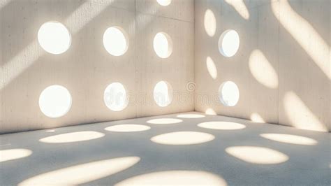 Perforated Panels With Playful Light And Shadow Abstract And Modern Design Light Shadow 3d