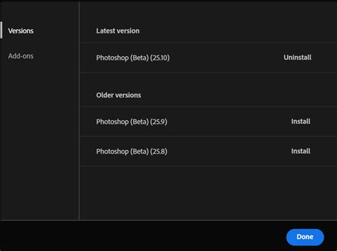 solved photoshop beta 25 10 application won t start a adobe