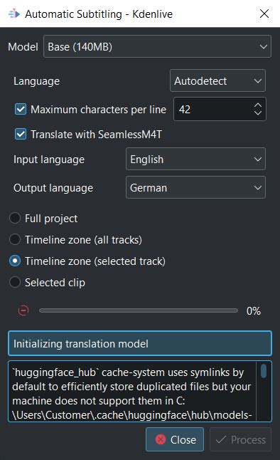 Speech To Text — Kdenlive Manual 2408 Documentation