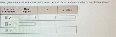 Solved B Compute The Mean Square Between Treatments C Chegg Com