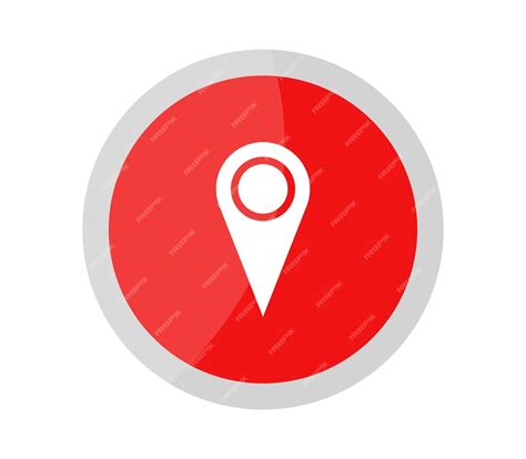 Premium Vector Gps Button Premium Vector Gps Button