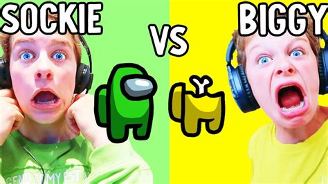 Sockie And Biggy Go Head To Head Among Us Gaming W The Norris Nuts