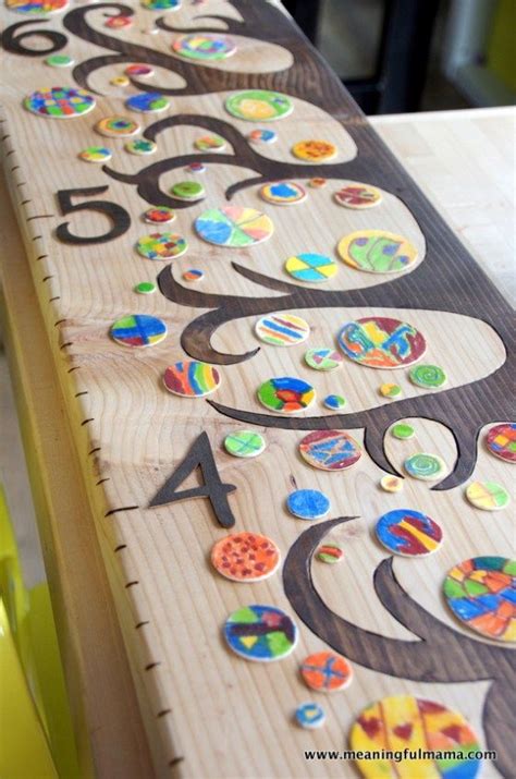 Diy Wooden Tree Growth Chart Artofit