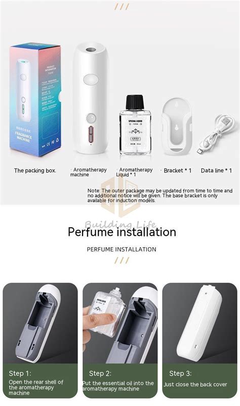 Human Sensor Air Diffuser Aroma Diffuser Wireless Automatic Ultrasonic Essential Oil