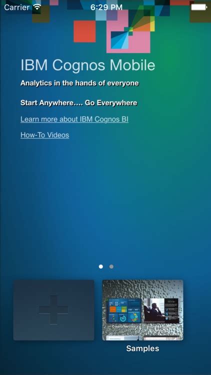 IBM Cognos Mobile BB Dynamics By IBM Business Analytics