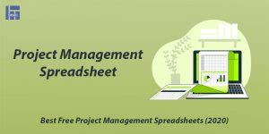 45 Free Project Management Spreadsheet Excel Templates