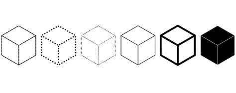 Cube Icon Set Isolated On White Background 10683236 Vector Art At Vecteezy
