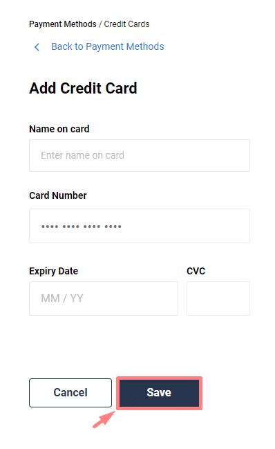 How To Add Or Delete Your Credit Card Details Get Help Using FoodByUs