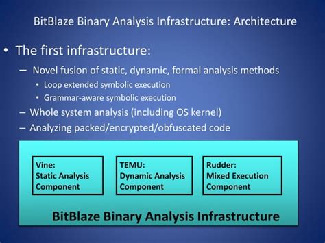 Binary Analysis For Botnet Reverse Engineeringpptx