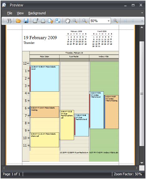 Previewing V2009 Vol 1 Printing Appointments From The Winforms Scheduler