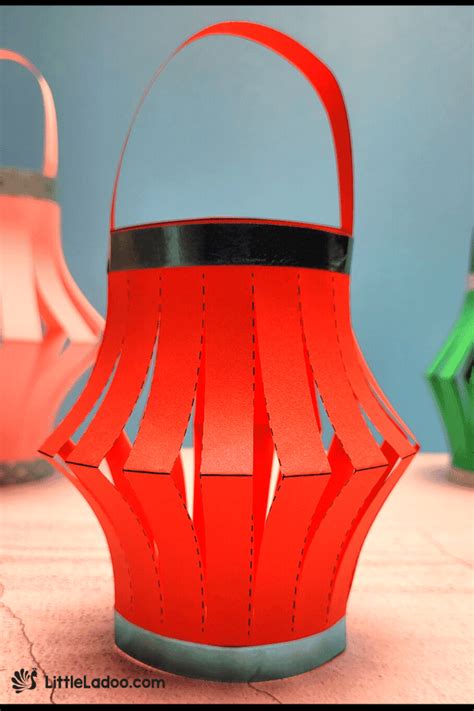 Paper Lantern Craft Free Template