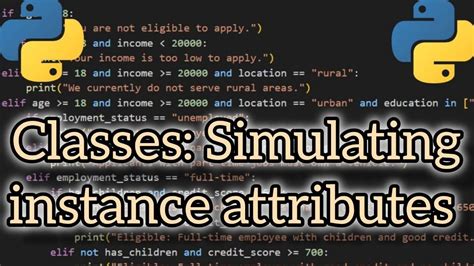 Mastering Classes And Instance Attributes In Python Object Oriented Programming Oop Youtube