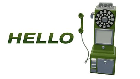 3d 렌더링된 유선 전화 구식 유선 전화기 흰색 배경 그림에 가정용 빈티지 다이얼 전화가 있는 고음성 전화기 0명에 대한 스톡 사진 및 기타 이미지 Istock