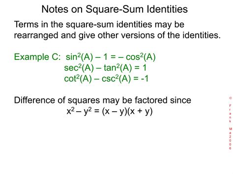 T3 Analytic Trigonometry And Trig Formulas Pptx