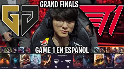 Comienza La Gran Final De La Lck T1 Vs Gen Game 1 Gran Final Lck
