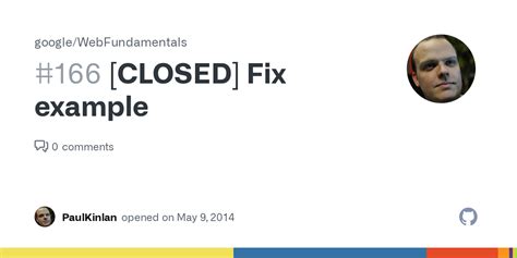 Closed Fix Example Issue Google Webfundamentals Github