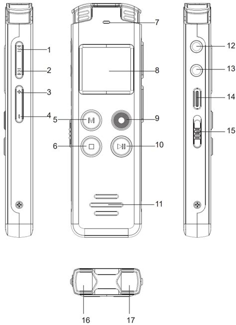 Amazon Basics L357 Digital Voice Recorder Activated User Manual