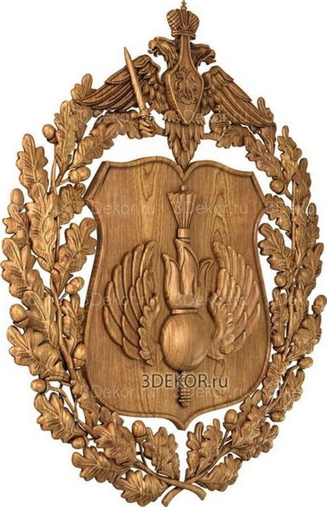 Герб с огнем и короной Герб из дерева Резные изделия готовые на заказ Lion Sculpture