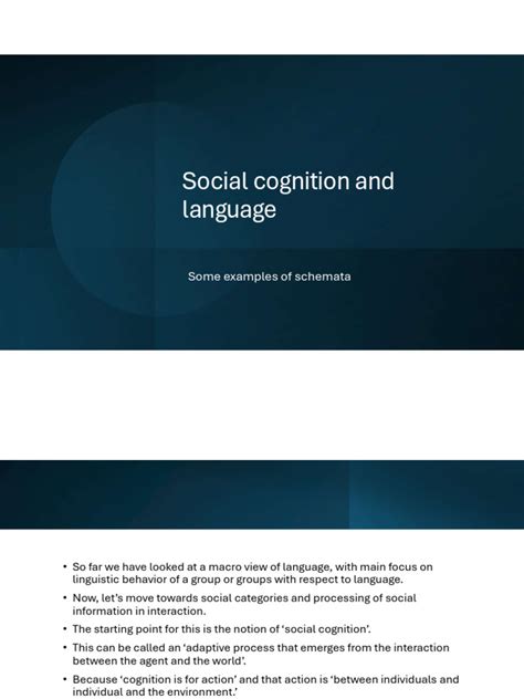 Module 8 Social Cognition Pdf Prefrontal Cortex Self