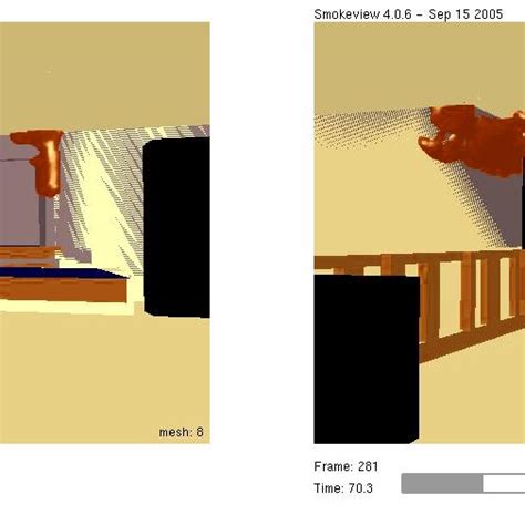 Fire Visualization The Image On The Left Is The Visualization At 30 Download Scientific