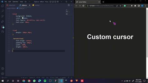 2 Ways To Create Custom Mouse Cursor With Css And Javascript Youtube