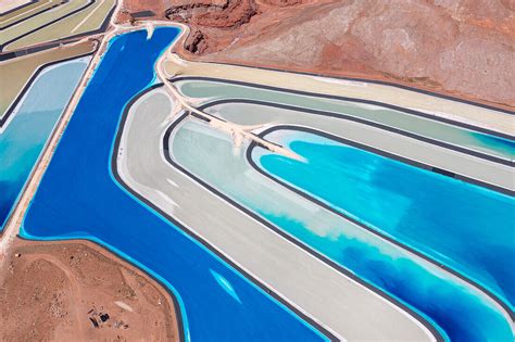 Evaporation Ponds At A Potash Mine Using License Image 13846040 Lookphotos
