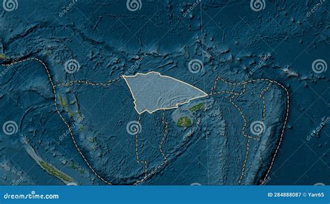Balmoral Reef Plate Boundaries Physical Map Stock Illustration Illustration Of Eruptions