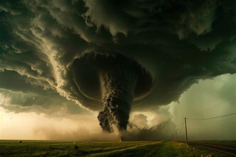 Premium Photo Chase The Adrenaline Rush Of Witnessing Tornadoes Generative Ai