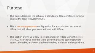 Apache HBase Lab Assignment PPT
