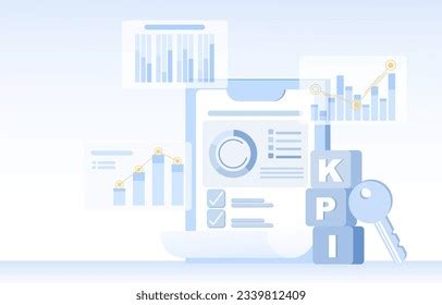 Concept Key Performance Indicators Kpi Infographic Stock Vector Royalty Free