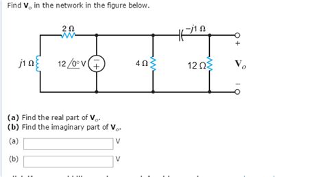 Solved Find V In The Network In The Figure Below A Find Chegg Com