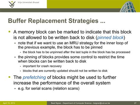 Storage Management Lecture 8 Introduction To Databases 1007156anr