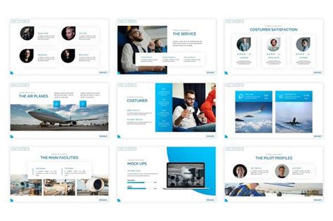 Aviation Presentation Template Design Template Place