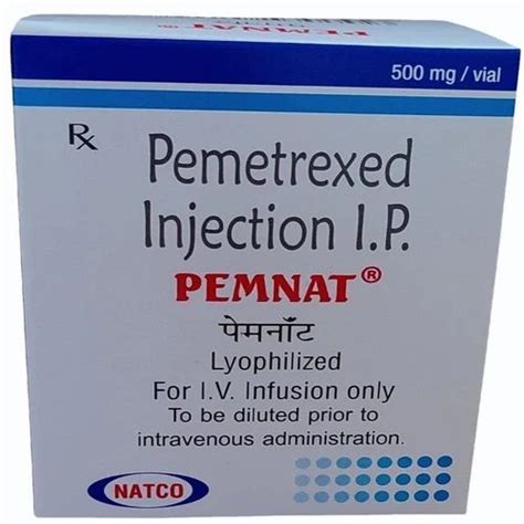 Pemetrexed 500mg Inj Lyophilized Powder At ₹ 2442 Vial Pemmet Injection In Nagpur Id