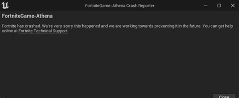 FortniteGame Athena Crash Reporter FortniteGame Athena Fortnite Has