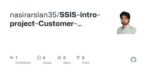 GitHub Nasirarslan SSIS Intro Project Customer U BISQL