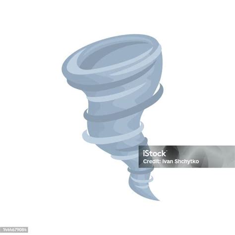 토네이도 아이콘입니다 허리케인 벡터 평면 그림입니다 기상 이변에 대한 스톡 벡터 아트 및 기타 이미지 기상 이변 기상학