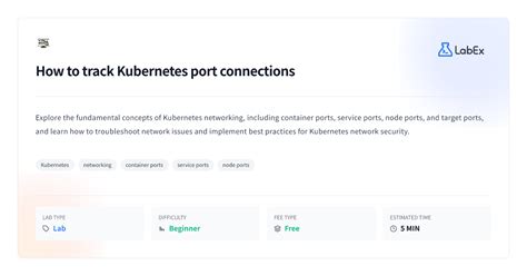 How To Track Kubernetes Port Connections Labex