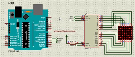 Cara Mengakses Modul Led Dot Matrix 8 × 8