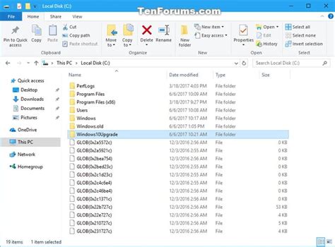 How To Delete Windows10upgrade Folder In Windows 10 Tutorials