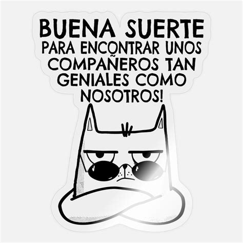 Pegatinas de despedida Diseños únicos Spreadshirt