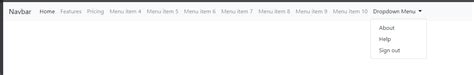Jquery Bootstrap Flexible Responsive Navbar Menu Stack Overflow