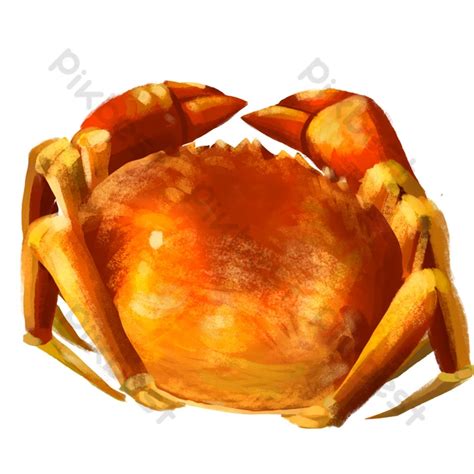 미식가 털게 일러스트 패턴 일러스트 Png Psd 무료 다운로드 Pikbest