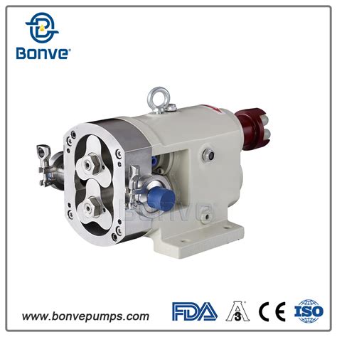 Triple Lobe Rotor High Viscosity Fluid Transfer Rotor Pump Rotary Lobe Pump And High Viscosity