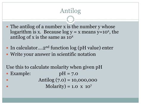 PPT Calculating PH And Molarity PowerPoint Presentation Free