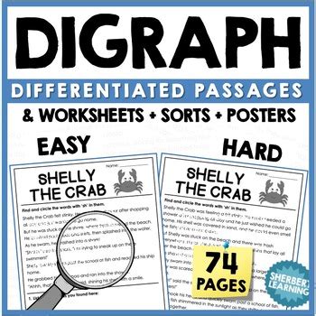 Consonant Digraph Phonics Stories Th Sh Ch Wh Ph Kn Kn Tch Wr Ck Ss